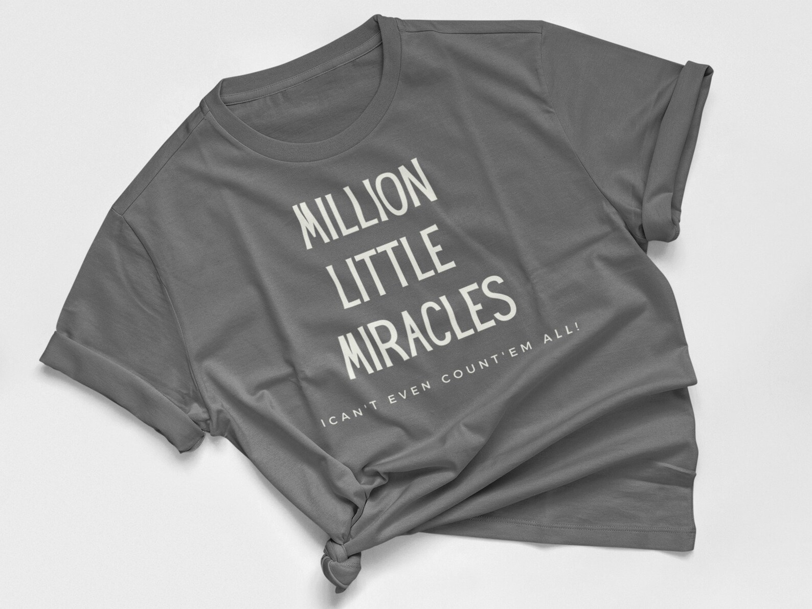 Million Little Miracles T-shirt, Trendy Christian Shirt, Christian ...