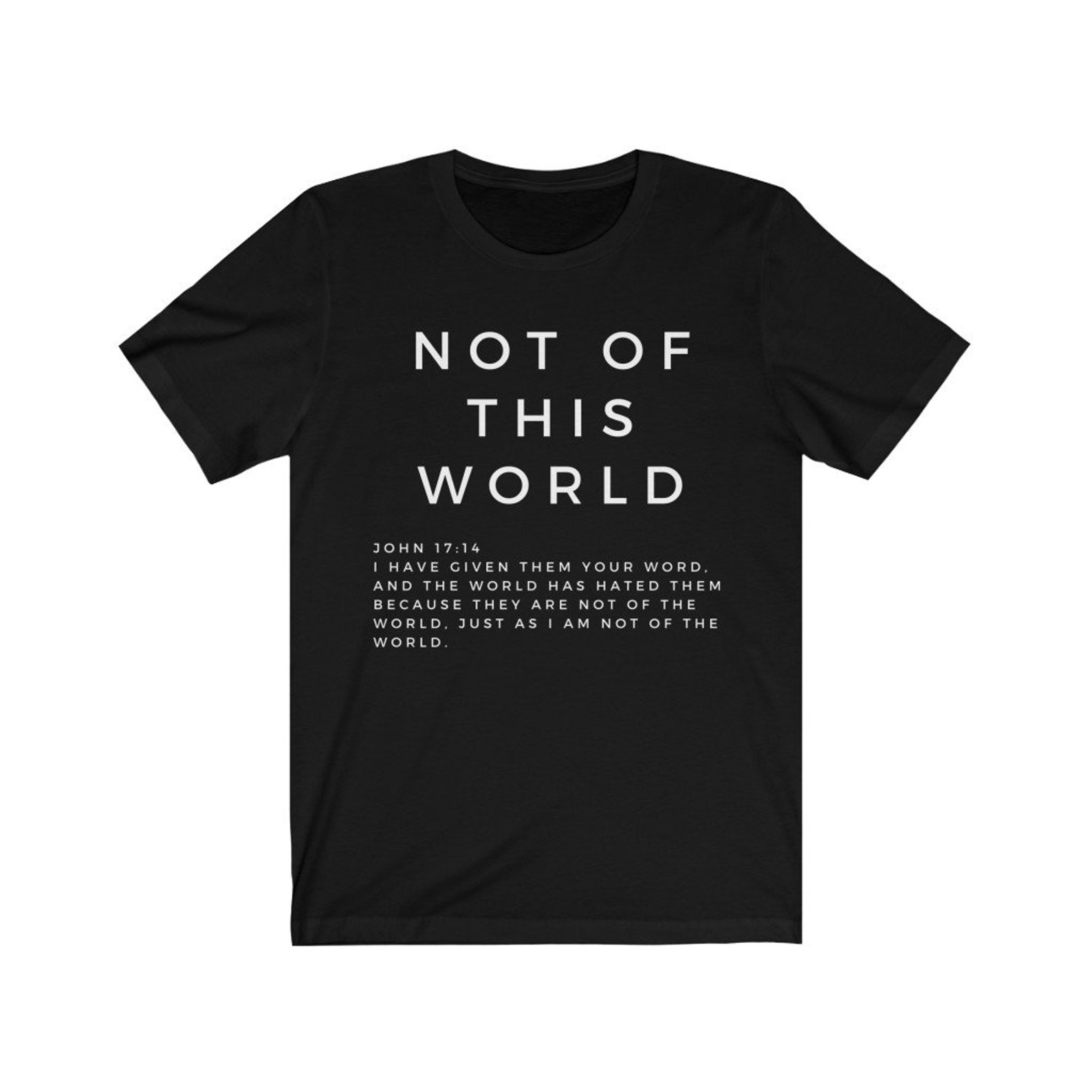 Not of This World T-shirt, Trendy Christian Shirt, Christian Shirt for ...