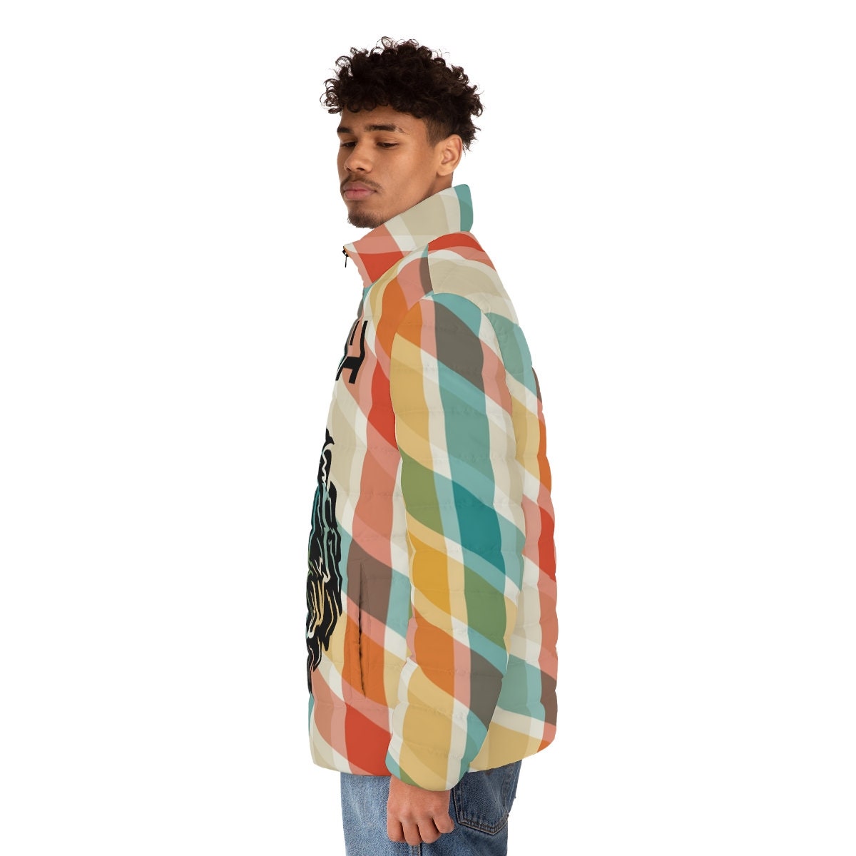 Lion of Judah Puffer Jacket: Christian Apparel - Etsy