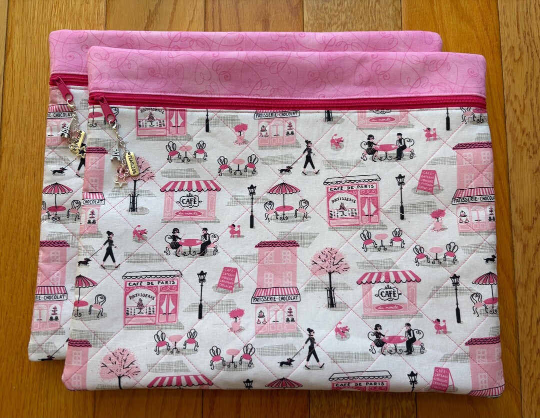 Fearless Paris Quilted Cross-stitch Project Bag - Etsy