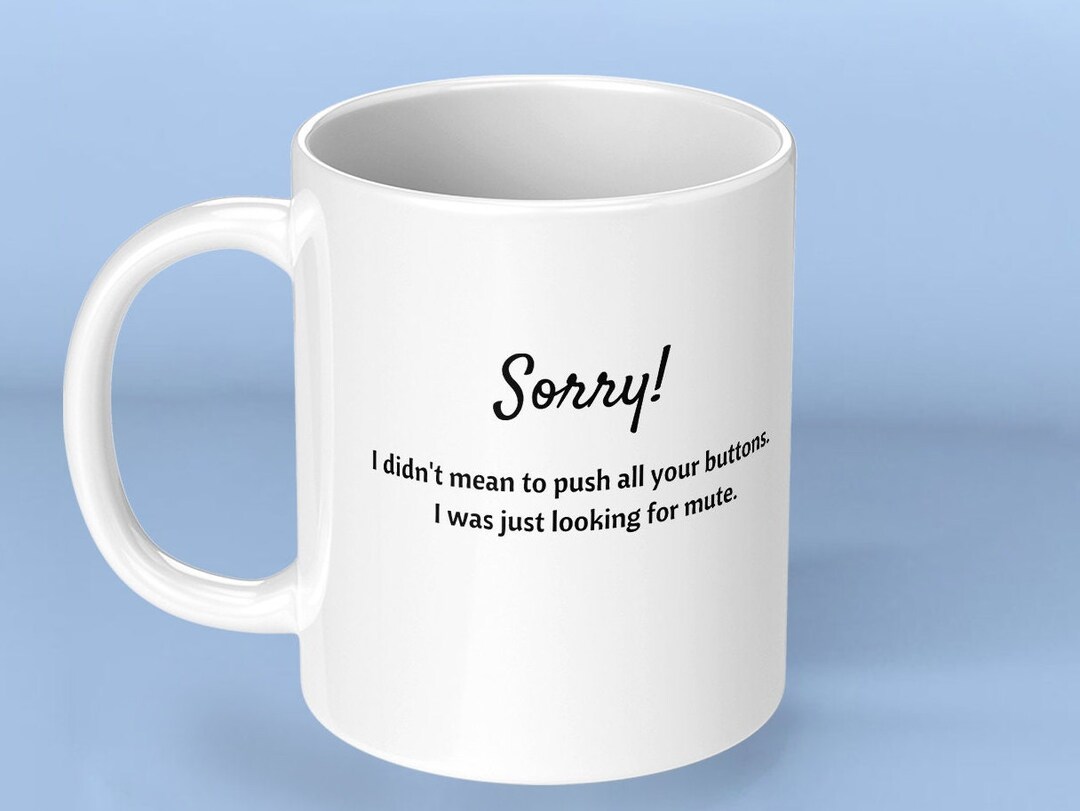Where's the Mute Button Mugs Inspirational Gifts Best - Etsy