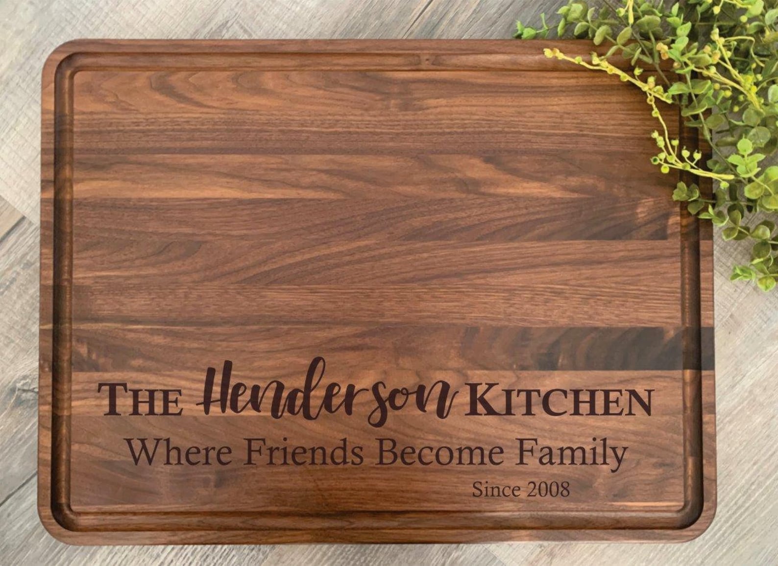 Custom Cutting Board Large Cutting Board Family Gift - Etsy