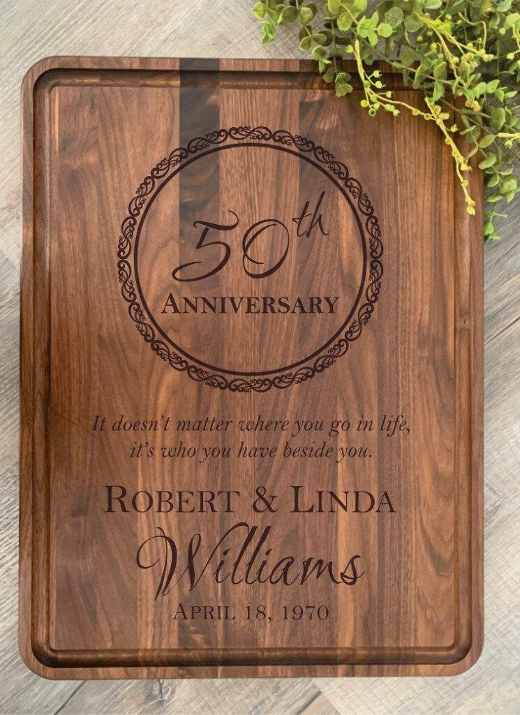 Personalized Cutting Board Anniversary Gift Wedding | Etsy