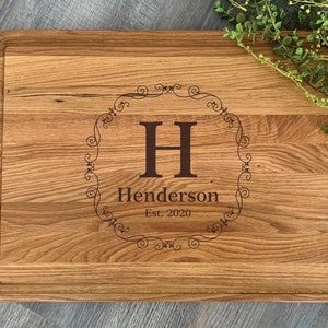 Custom Cutting Board, Large Cutting Board, Family Gift, Housewarming ...