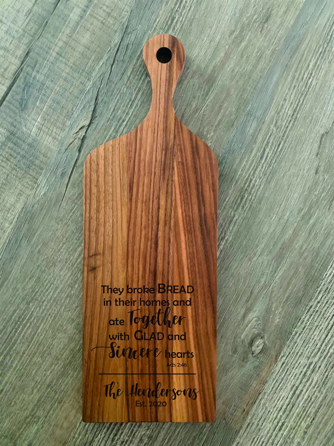 Personalized Bread Board Custom Charcuterie Board Grazing - Etsy