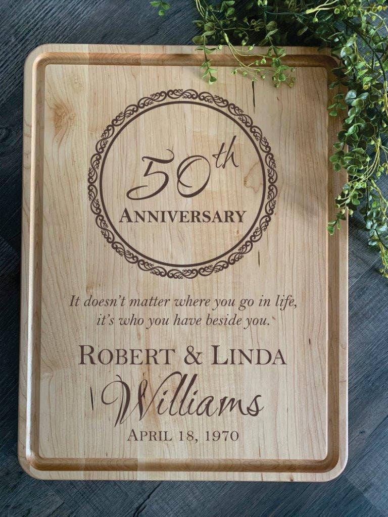 Personalized Cutting Board Anniversary Gift Wedding | Etsy