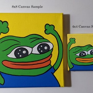 Painting on Canvas - Pepe Cozy Cuddle - Etsy