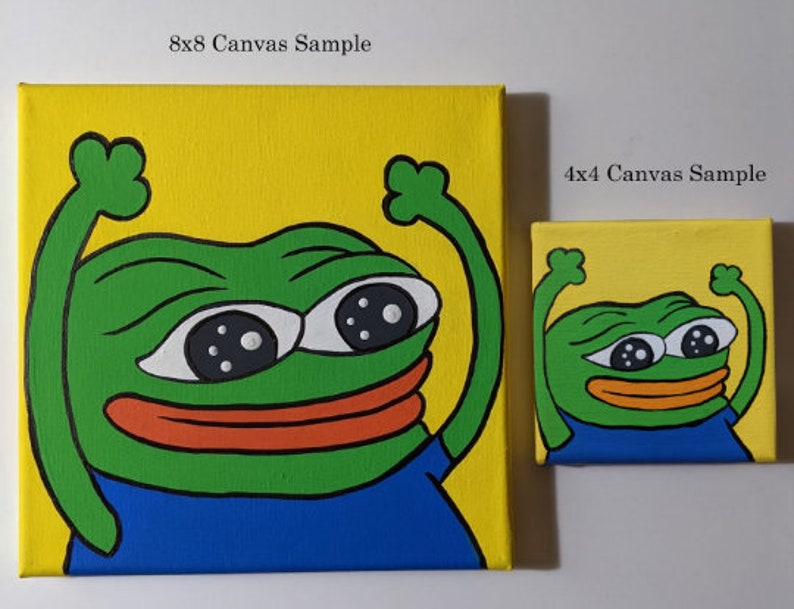 Painting on Canvas Pepe Cozy Cuddle - Etsy