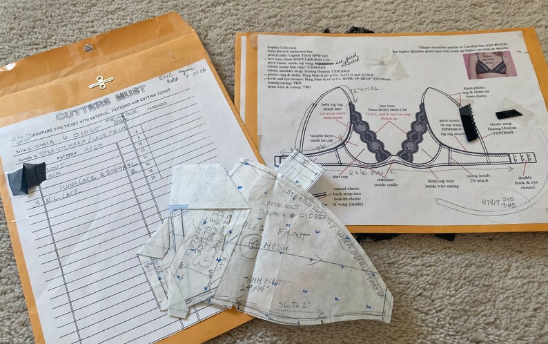 Set of 4 Bra Underwear Sewing Patterns Original - Etsy