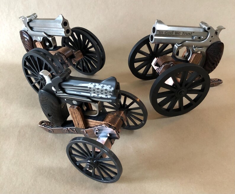 Bond Arms Hand Cannon Display Stand With 4.5” Diameter Wood Wheels ...