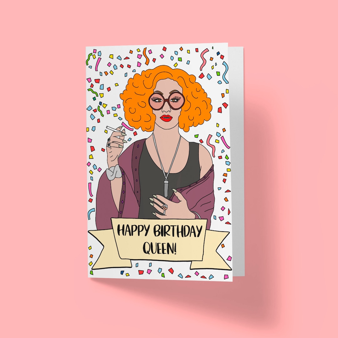 Rupaul's Drag Race | Happy Birthday | Jinx Monsoon | Greetings Card ...