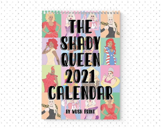 Rupaul's Drag Race 2021 Calendar (calender) the Shady Queen Christmas ...