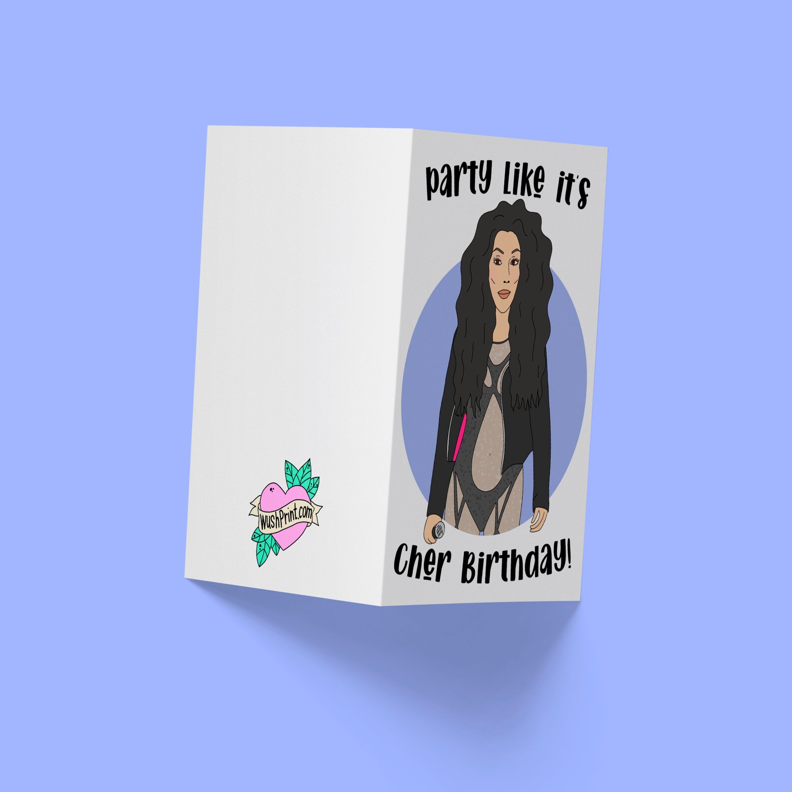 Cher Happy Birthday Greetings Card Party Like It's Cher - Etsy UK