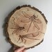 Dragonflies | Pyrography | Wood Burn Art | Nature Wall Art - Etsy
