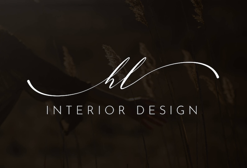 Interior Design Logo Initials Logo Circle Logo Feminine | Etsy