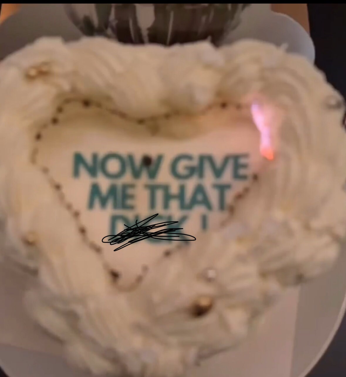 Burn Away Cake Custom Edible Image Topper Set Made to Order Viral Trend ...