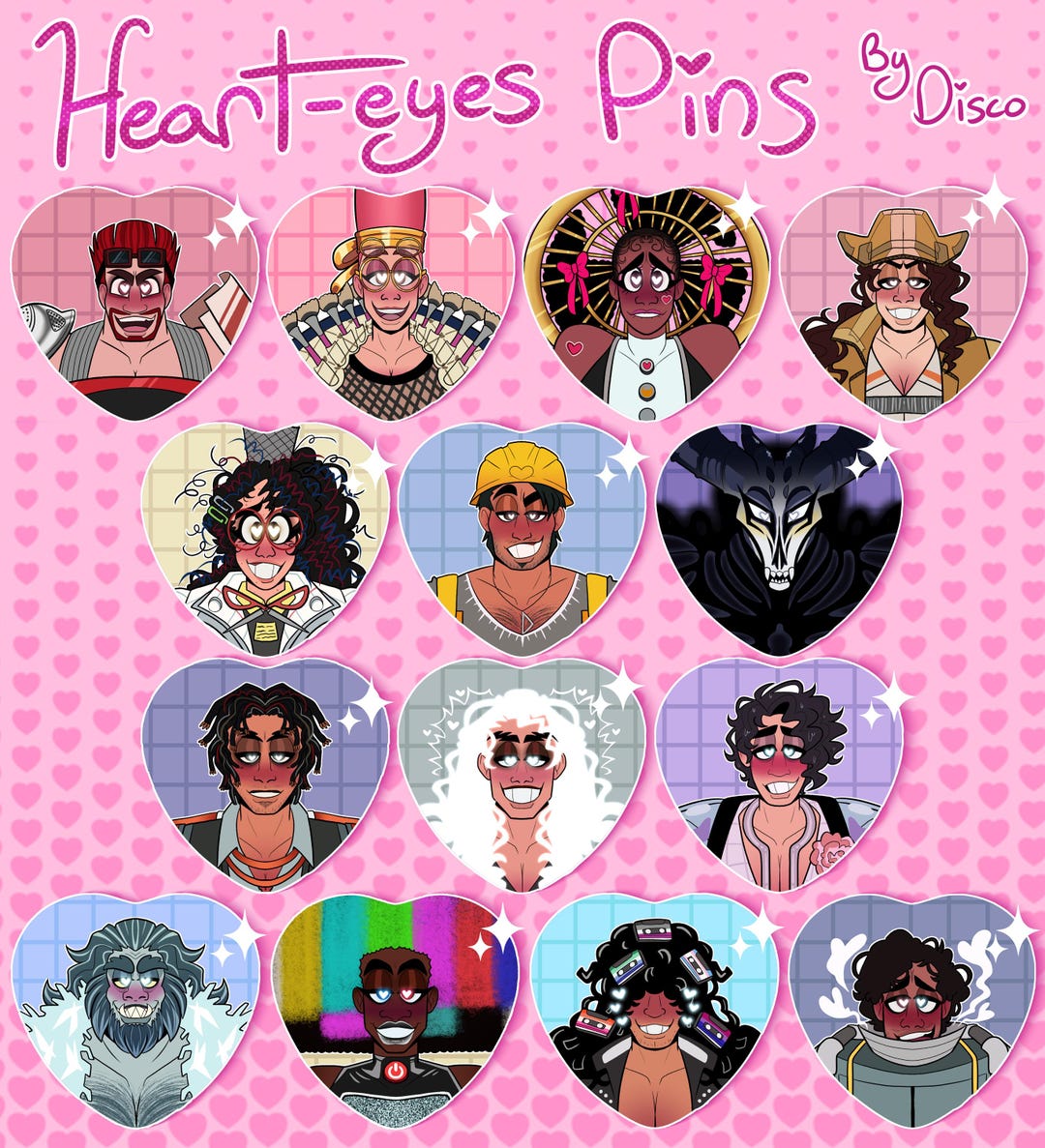 Date Everything Heart Holo Pins - Etsy