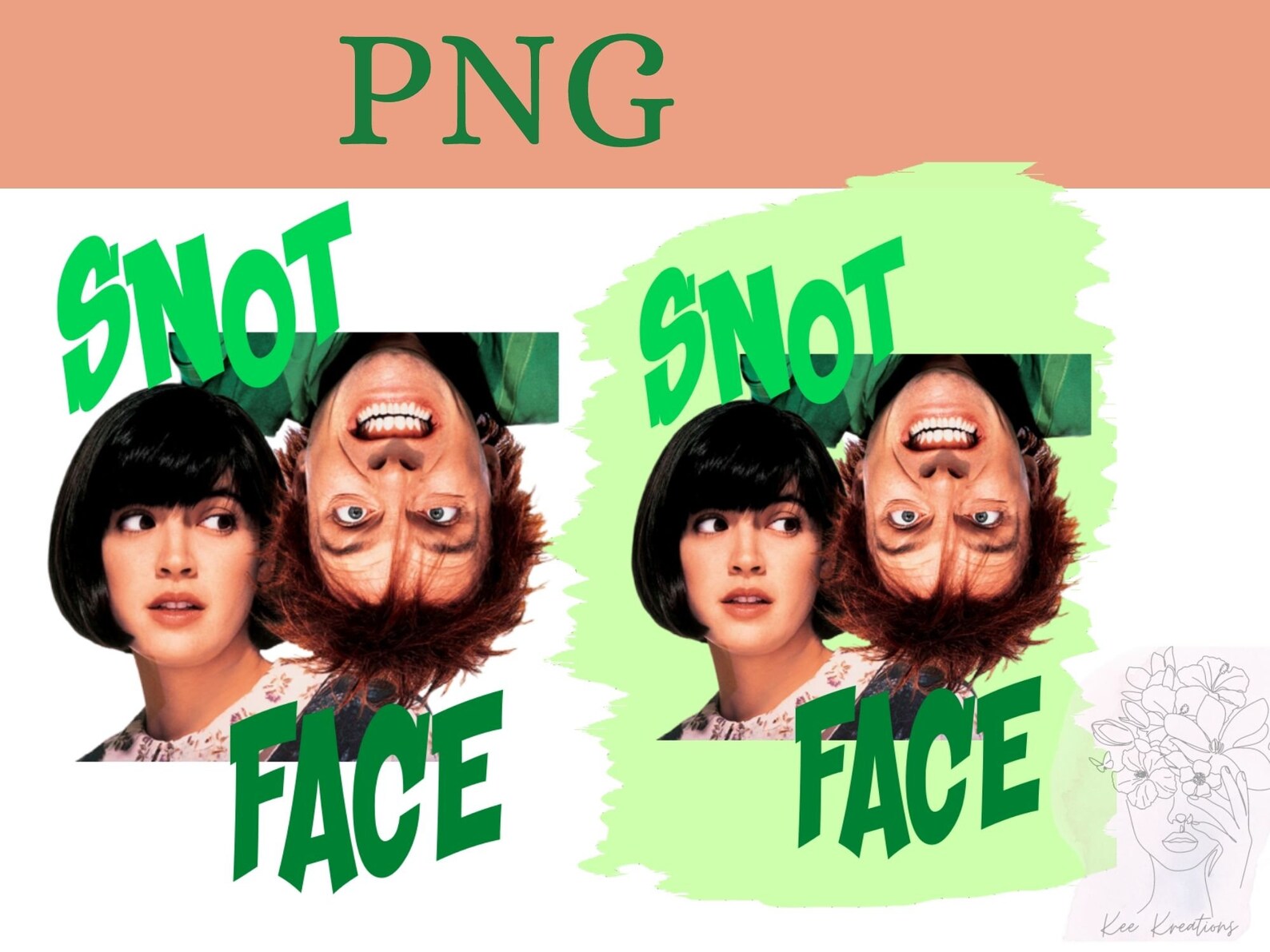 Drop Dead Fred, Snot Face, PNG, Sublimation, Digital, Download - Etsy