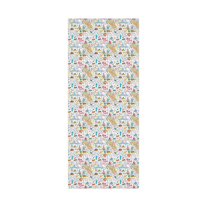 NYC Landmarks Gift Wrap: Colorful New York City Wrapping Paper - Etsy