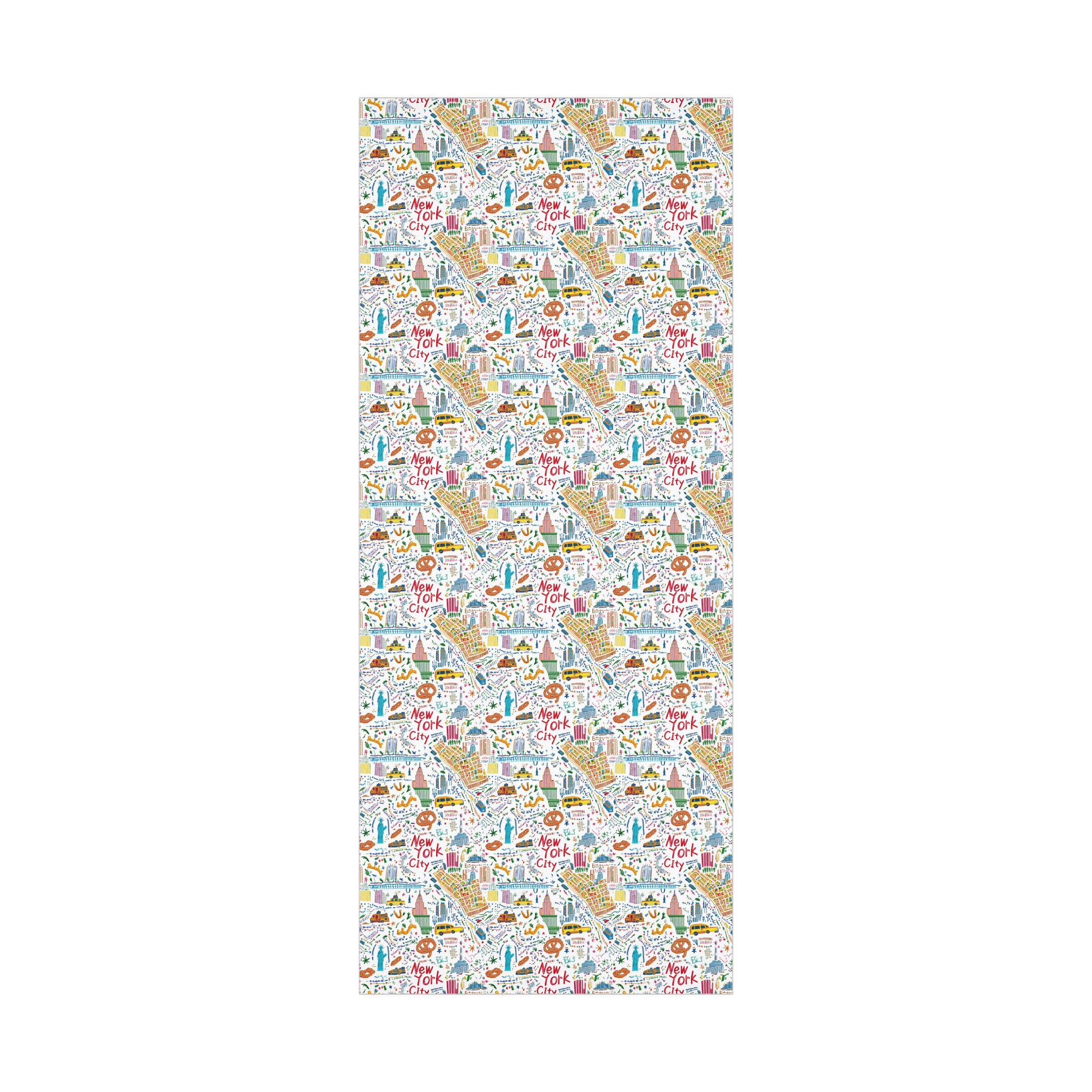 NYC Landmarks Gift Wrap: Colorful New York City Wrapping Paper - Etsy
