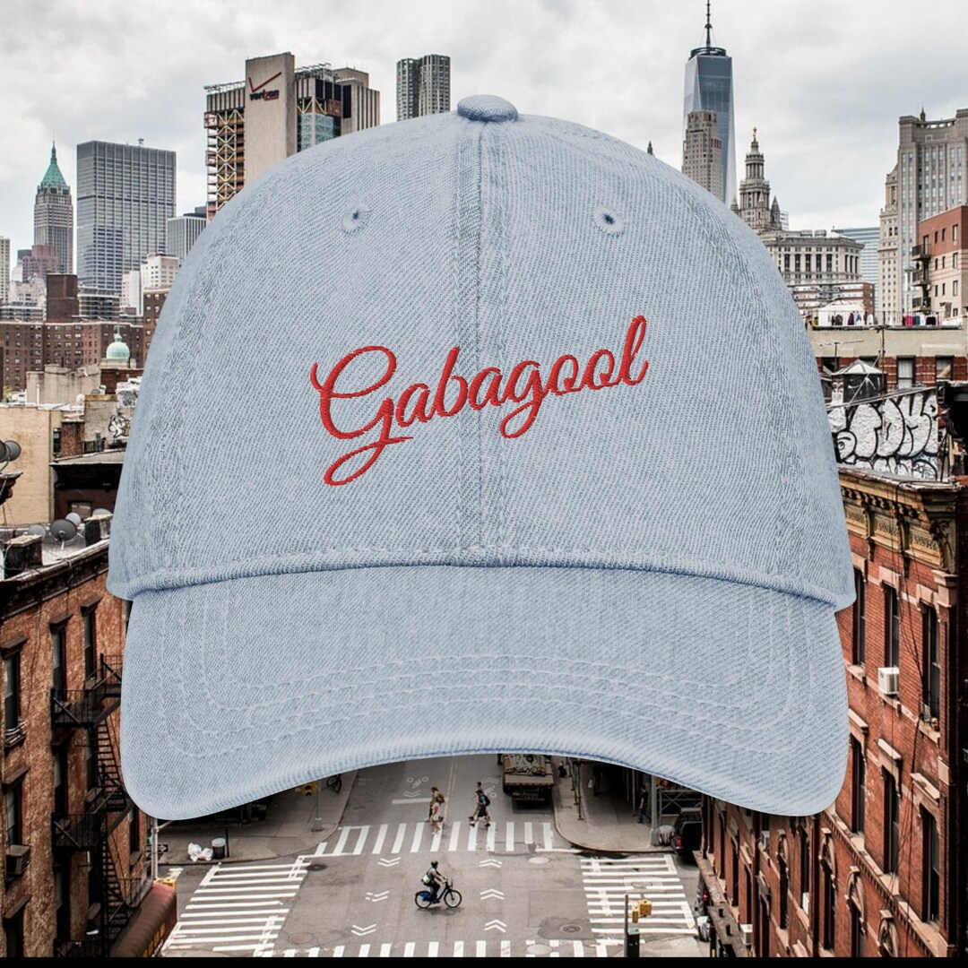 Gabagool Hat | Embroidered Hat | Minimalist Hats | Denim Cap | Sopranos ...