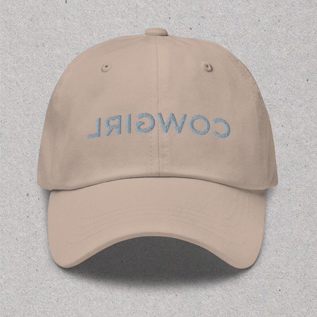 Reverse Cowgirl Dad Hat | Minimalist Hat | Embroidered - Etsy