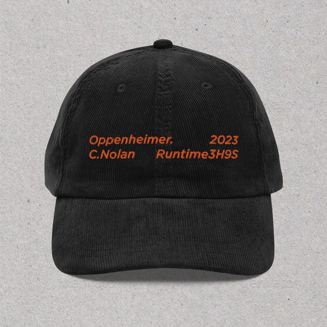 Oppenheimer | Vintage Corduroy Cap - Etsy