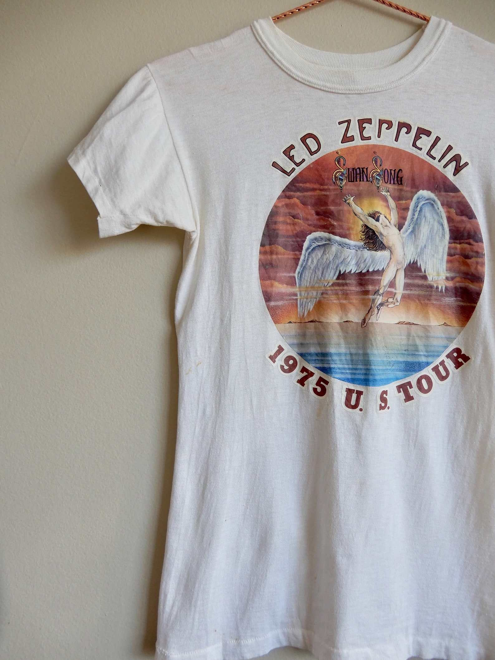 Led Zeppelin 1975 US Tour True Vintage T Shirt - Etsy