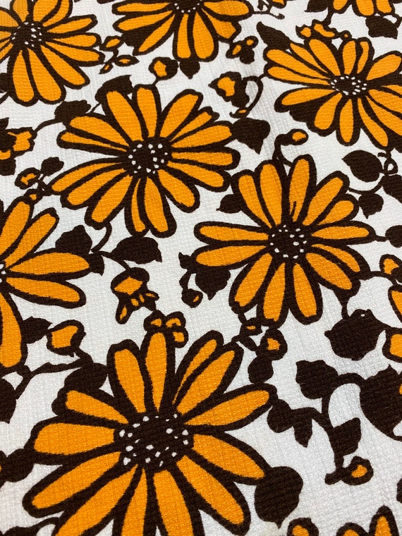 1960s Flower Power Daisy Micro Mini Dress - Gem