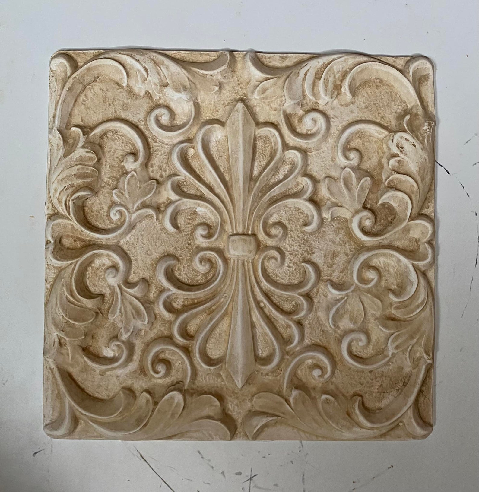 Elegant Decorative Kitchen Backsplash Relief Tile in Antique Stone ...