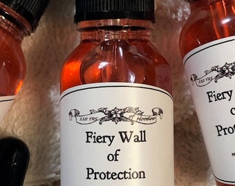 Fiery Wall of Protection Oil - Etsy