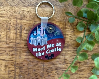 Castle Keychain - Etsy