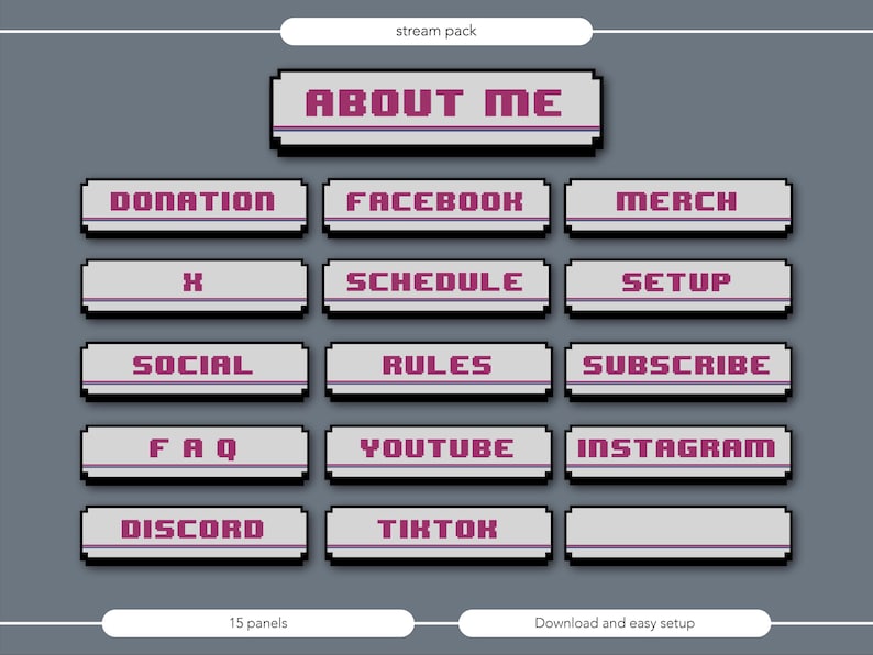 Retro Gameboy Animated Stream Overlay | Nostalgia Theme Package for ...