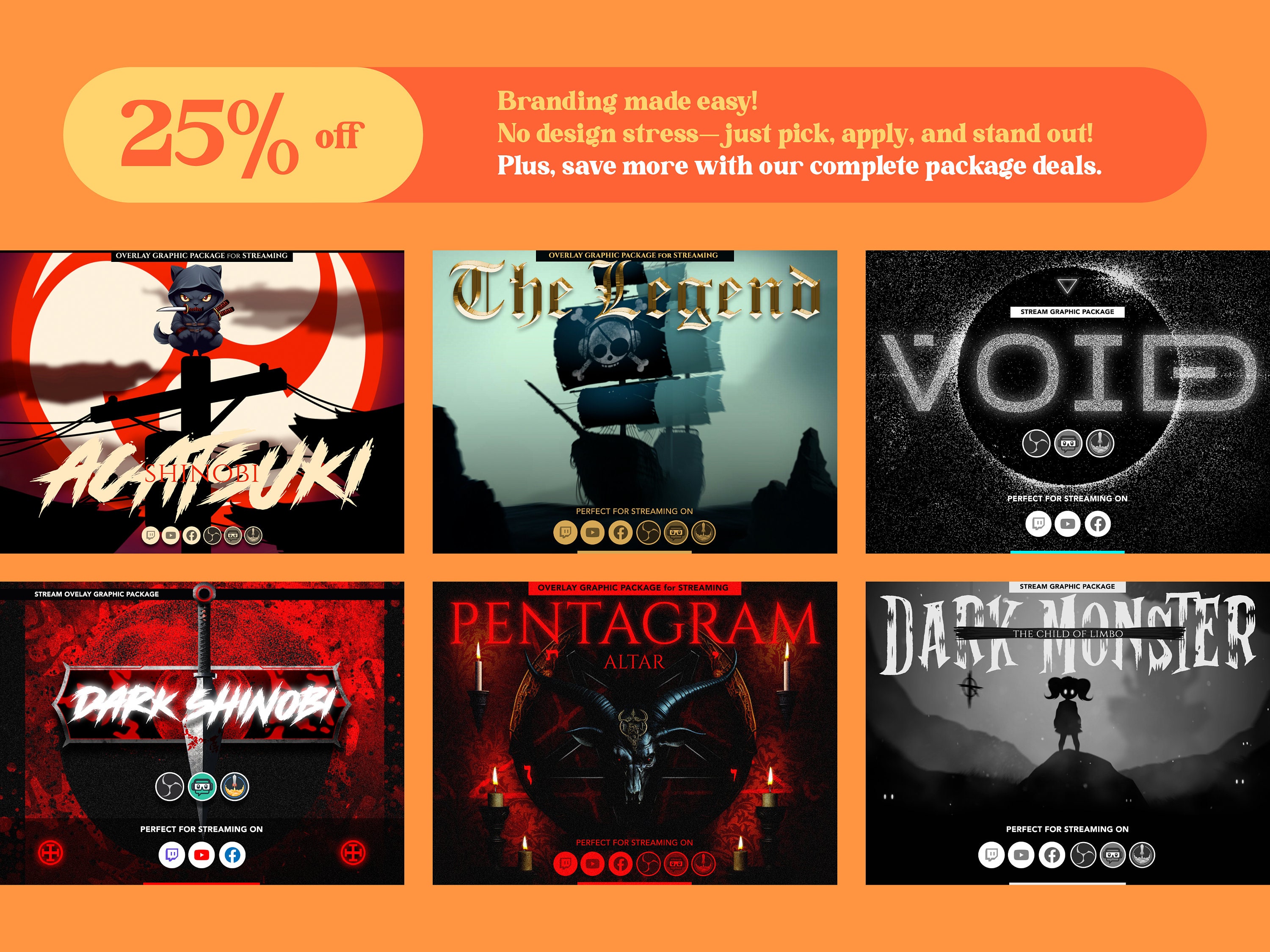 Animated Stream Decoration, Stream Companion, Fire Spirit, Pyro Monster ...