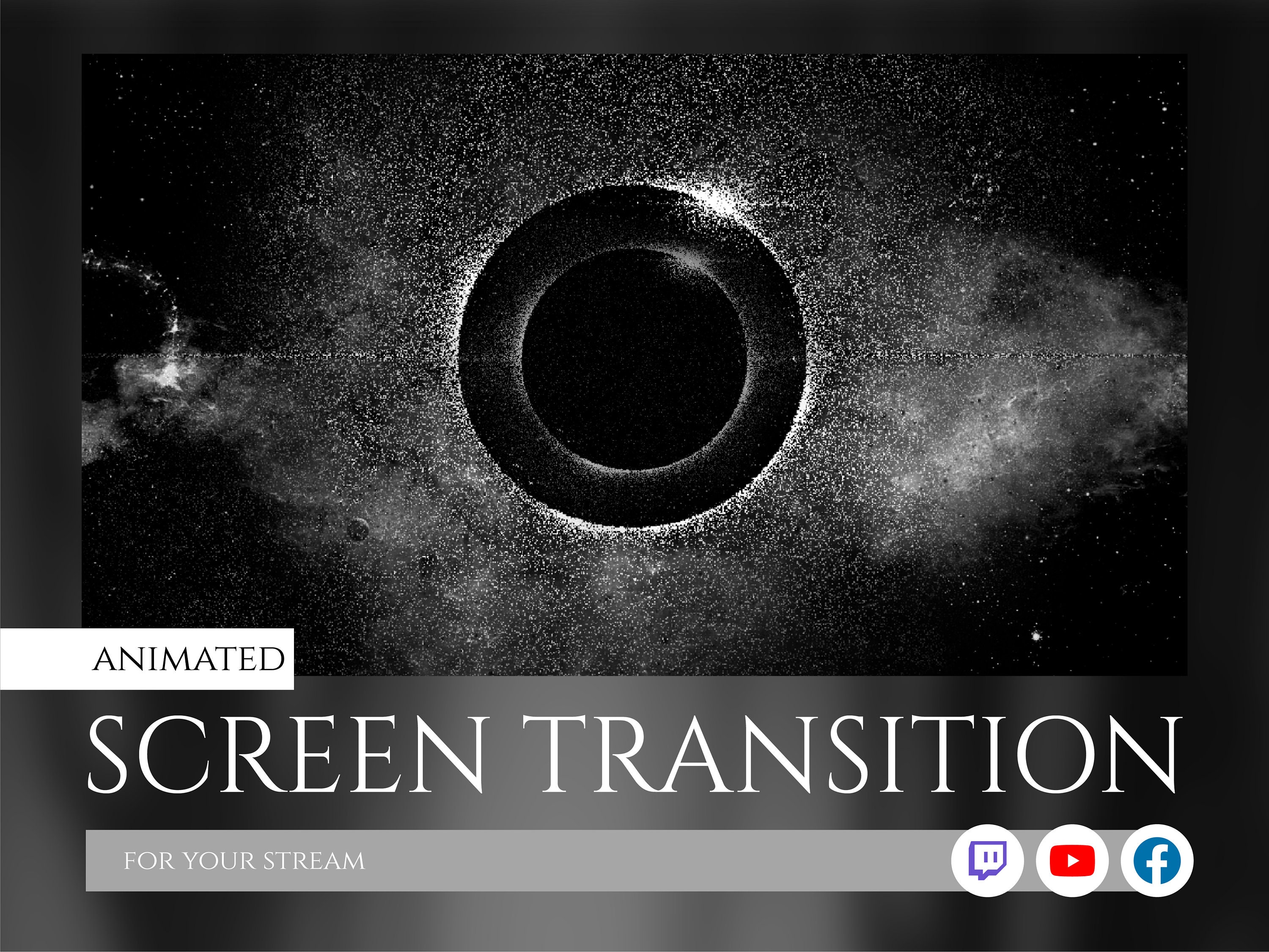 Black Hole Void Overlay Scene Transition for Streaming on Twitch ...