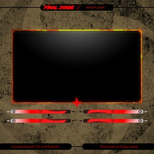Full Animated Stream Overlay Package, Ninja, Shuriken, Shinobi. Twitch ...