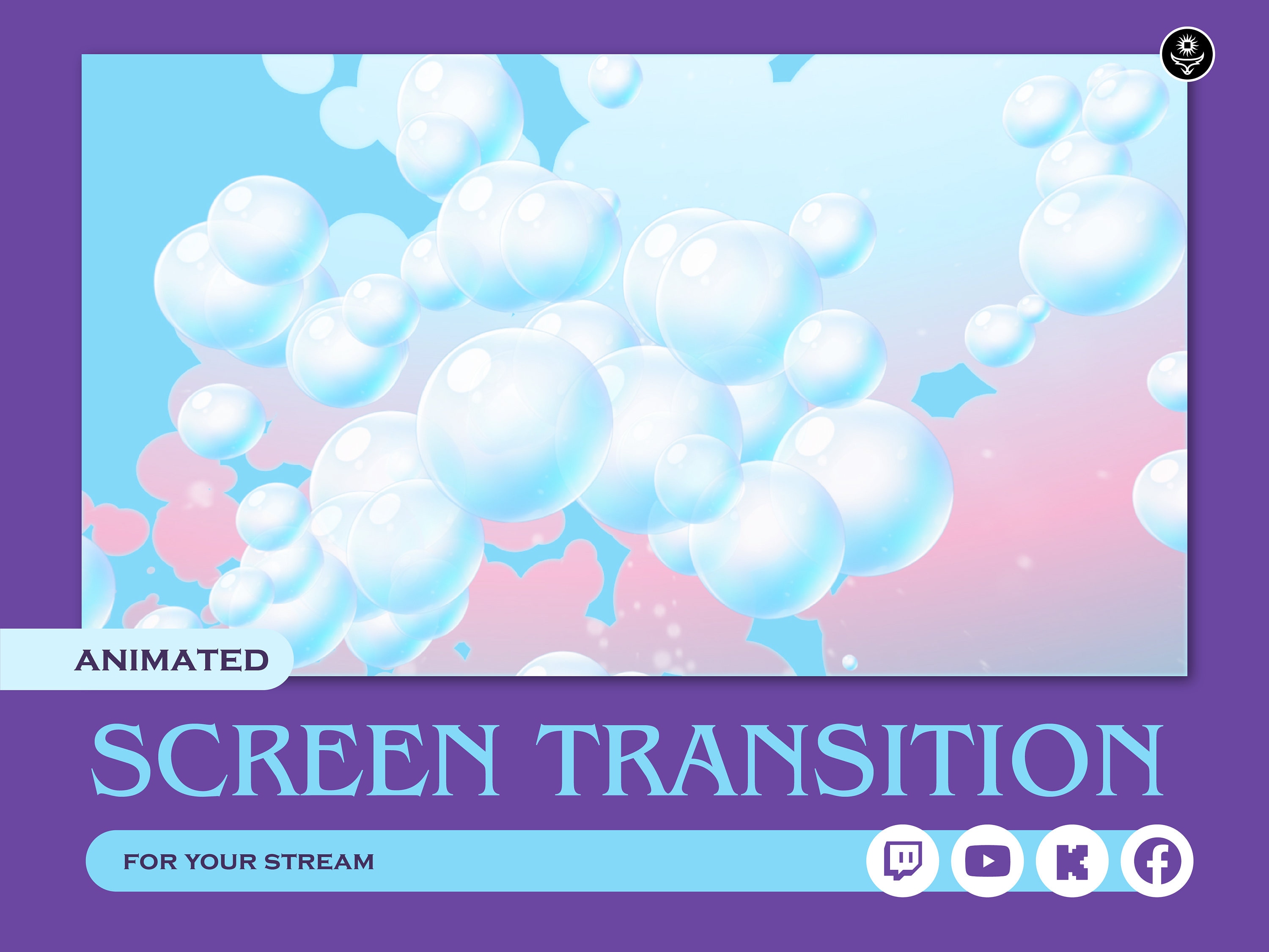 Water Bubble Animated Stinger Transition, Anime, Water, Bubble. Screen ...