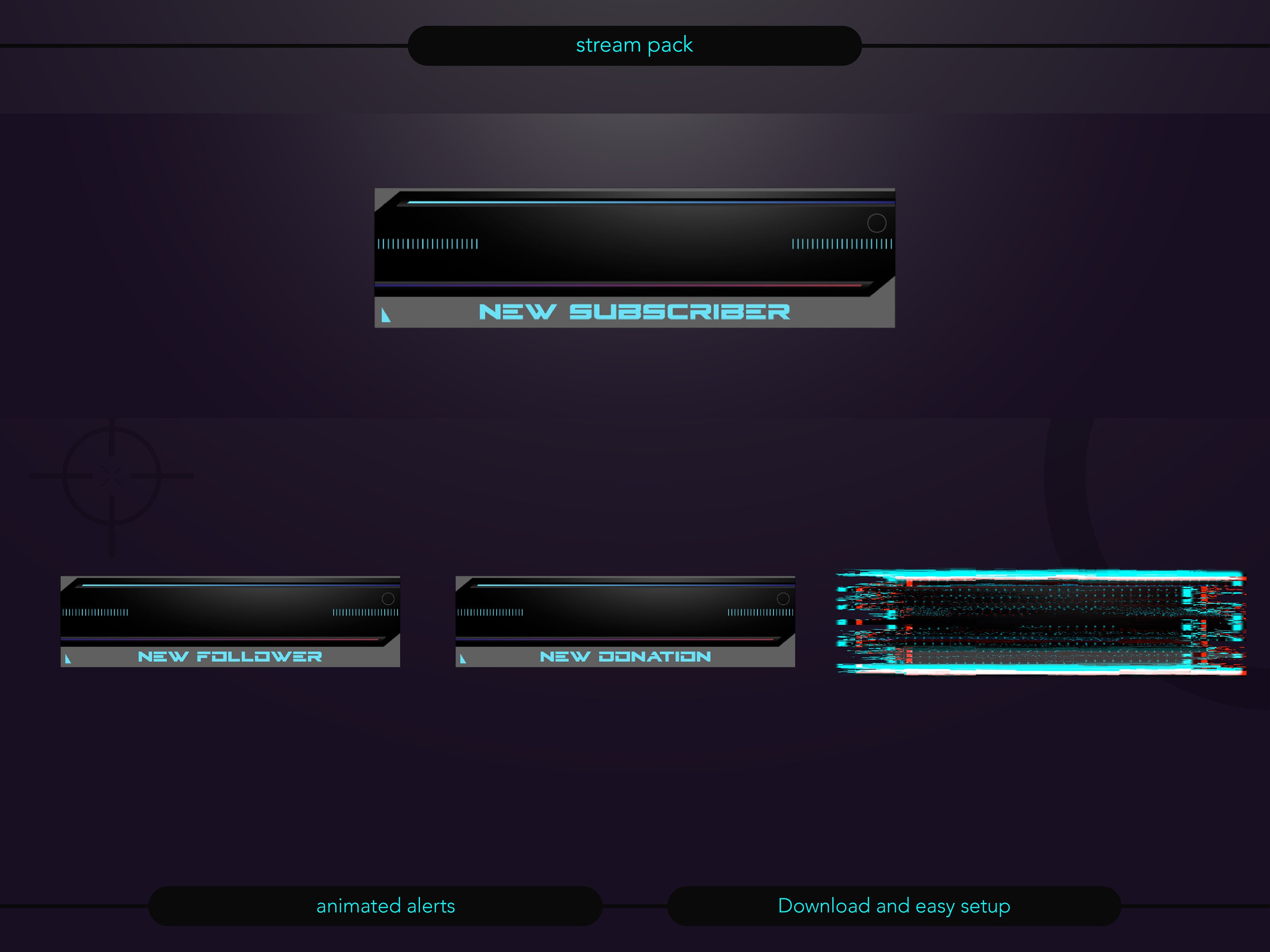 Full Animated Stream Overlay Package, Sniper, Assassin, Shadow Sniper ...