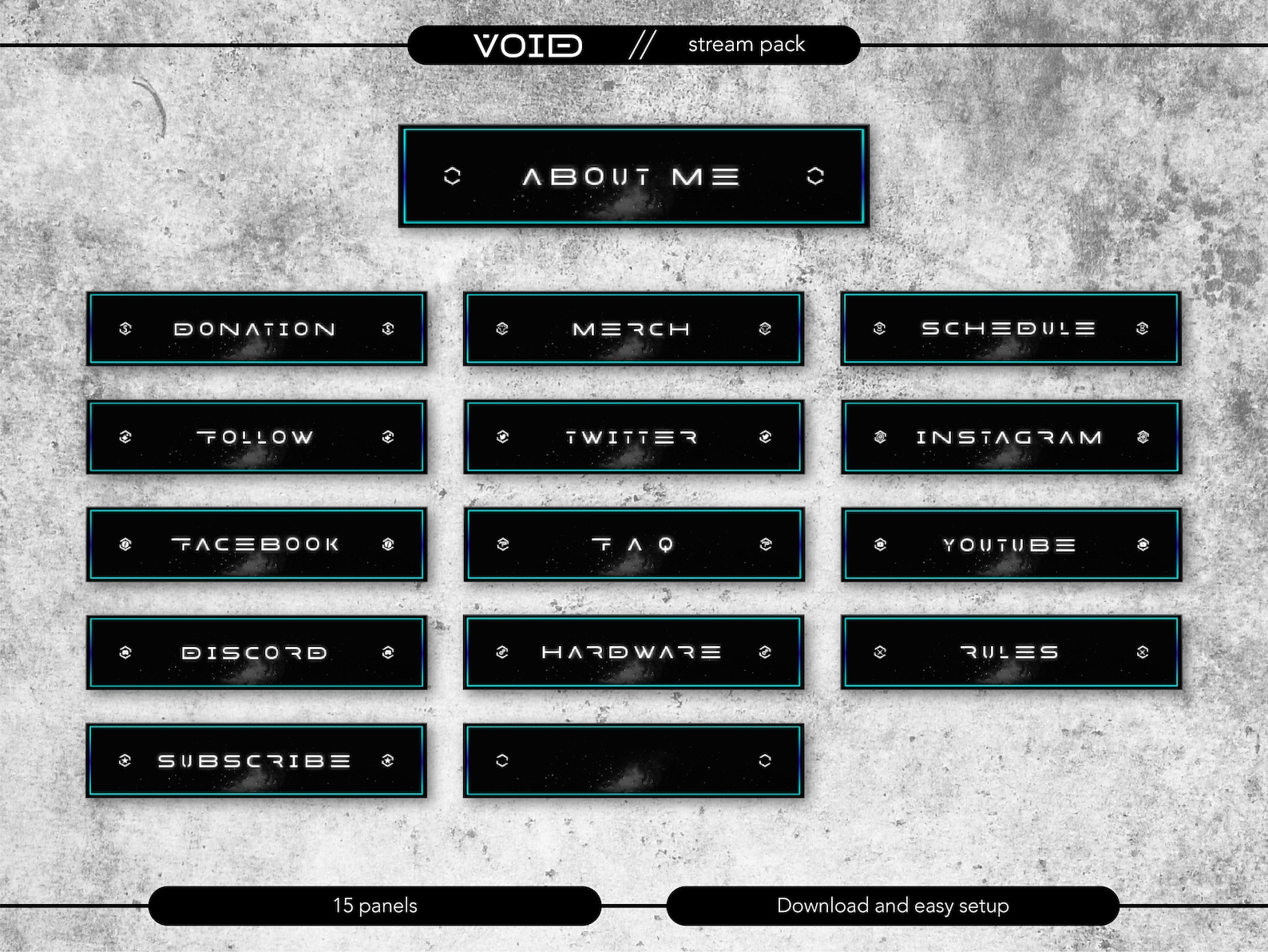 Animated Void Stream Overlay Package. Customizable, Black Hole, Space ...
