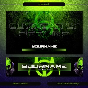 Full Animated Stream Overlay Package, Anti Toxic, Positive Streamer ...