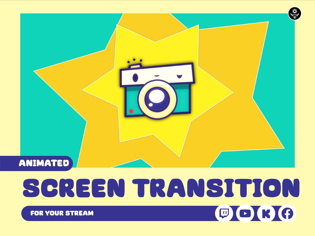 Camera Blitz Animated Scene Transition for Streaming on Twitch, Youtube ...