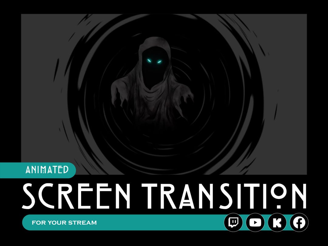 Dark Wraith Animated Scene Stinger Transition for Streaming on Twitch ...