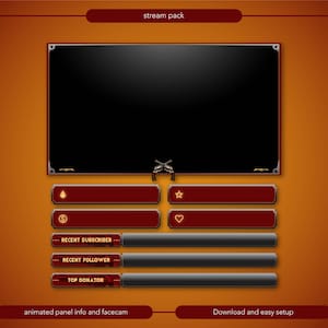 Animated Stream Overlay Package, Bounty Hunter, Wild West. Twitch ...