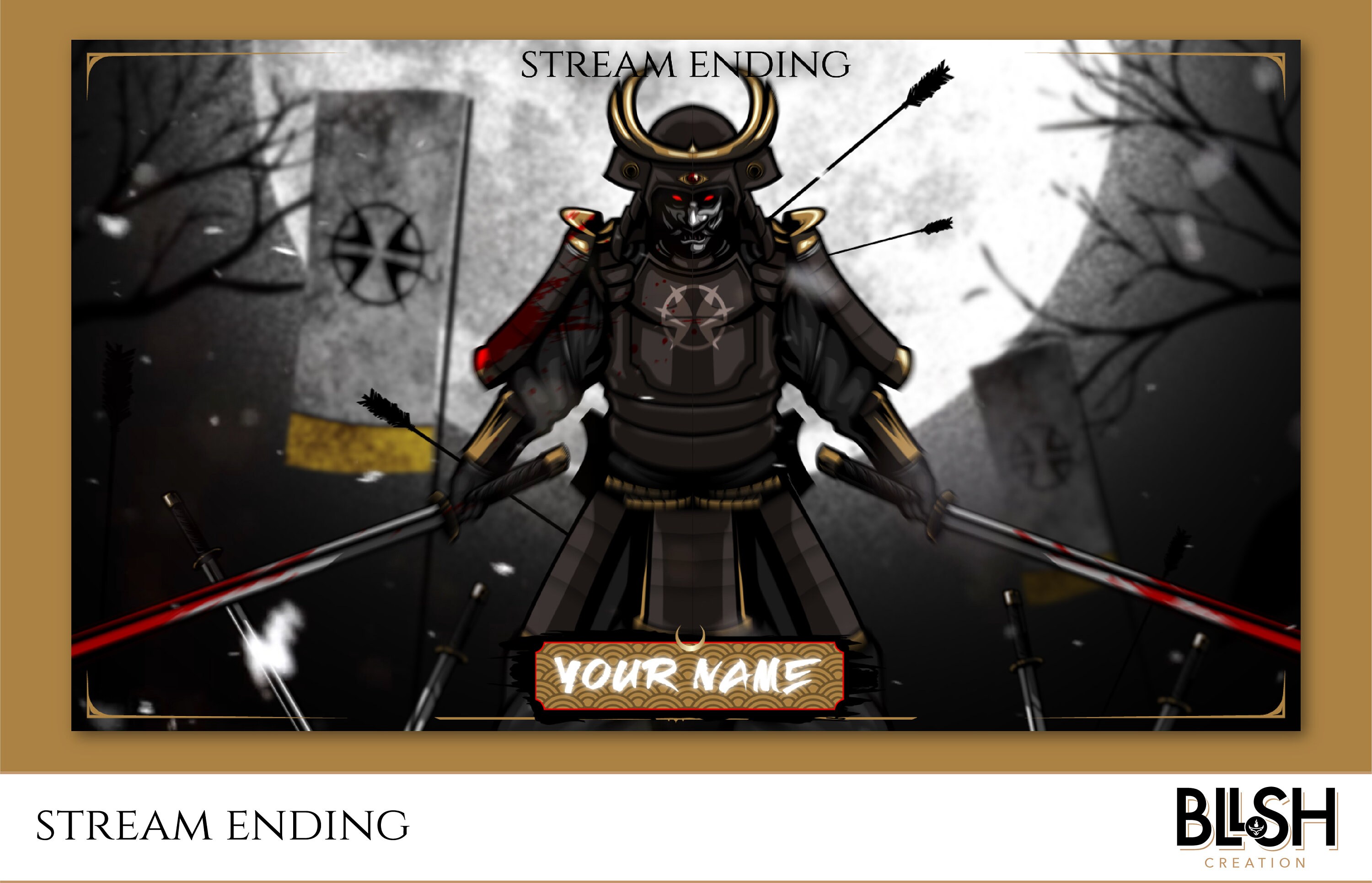 Animated Twitch Screen. Starting Soon, Be Right Back, Stream Ending ...