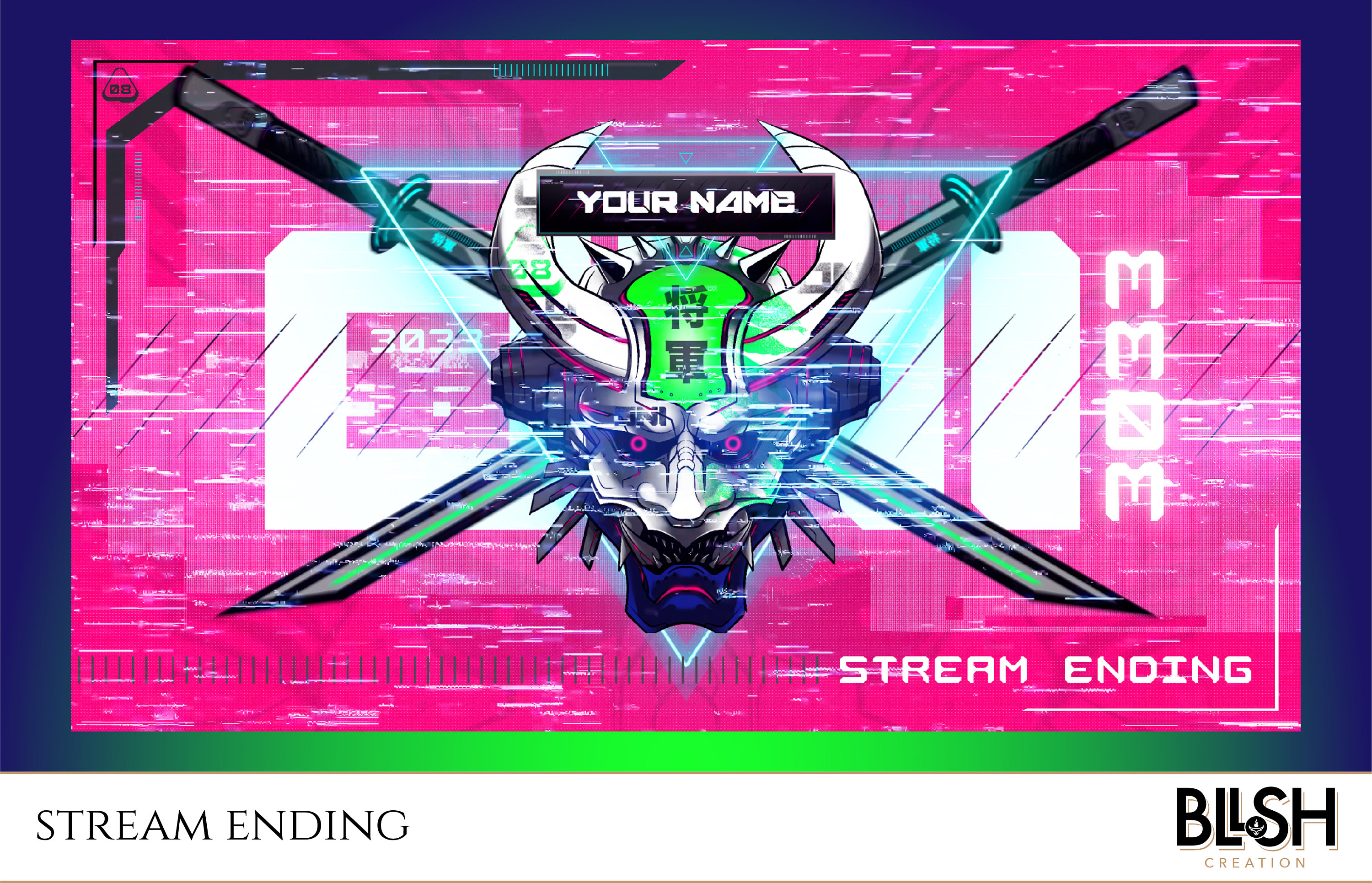 Animated Twitch Screen. Starting Soon, Be Right Back, Stream Ending ...