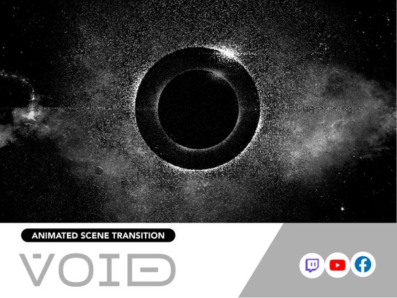 Black Hole Void Overlay Scene Transition for Streaming on - Etsy