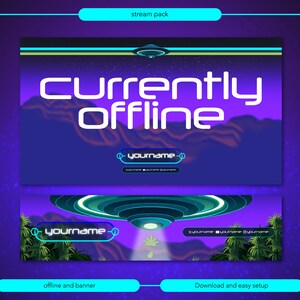 Full Animated Stream Overlay Package, Chill, Weed, Stoned Alien. Twitch ...
