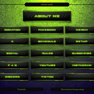 Full Animated Stream Overlay Package, Anti Toxic, Positive Streamer ...