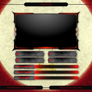 Full Animated Stream Overlay Package, Dark, Grim Reaper, Death. Twitch ...