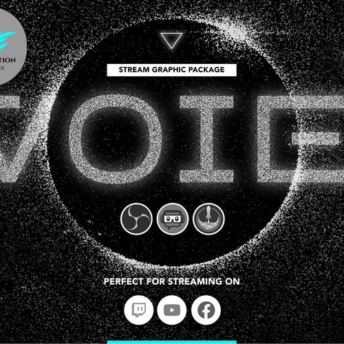 Animated Void Stream Overlay Package. Customizable Black - Etsy